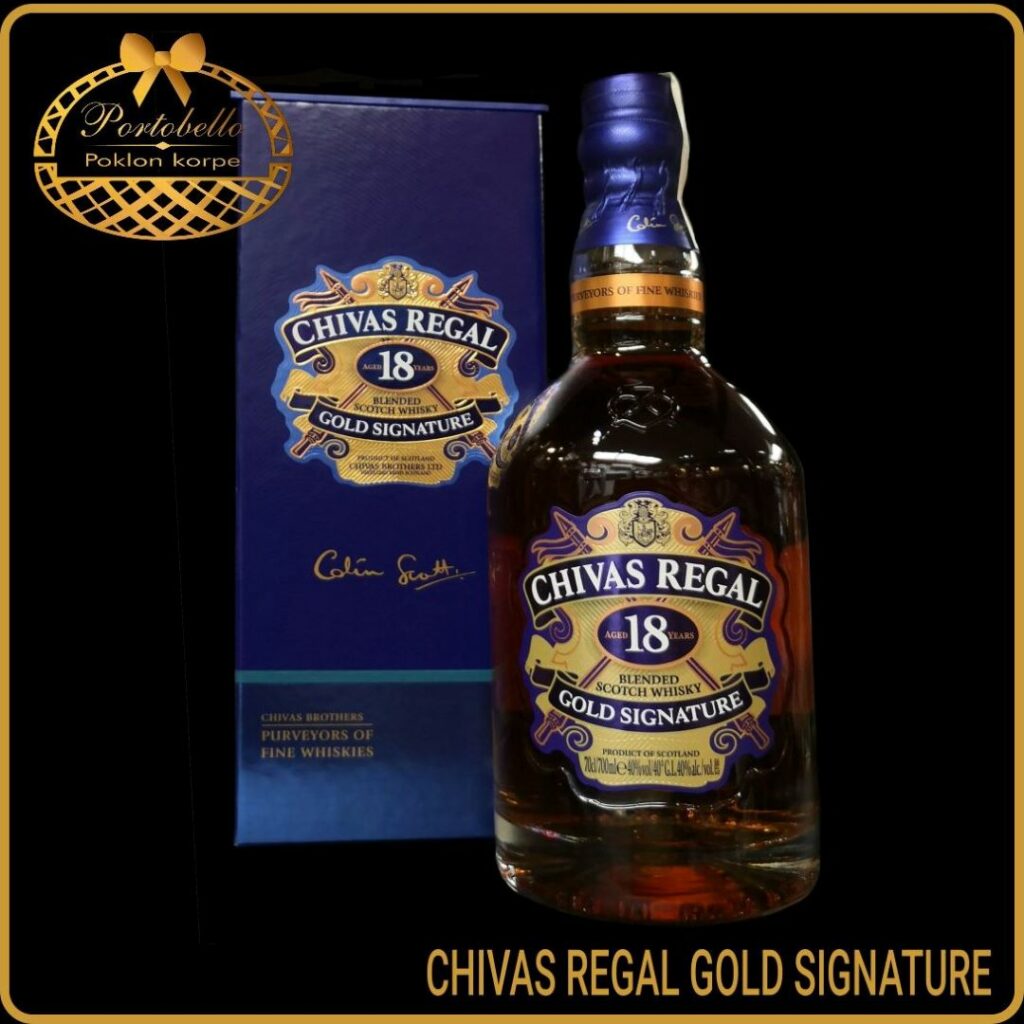 Chivas Regal Gold Signature - Poklon korpe Beograd Portobello