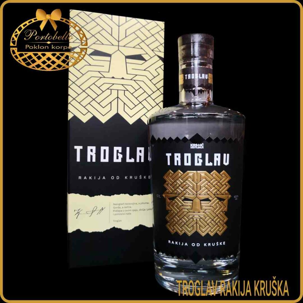 Troglav rakija Kruška - Poklon korpe Beograd Portobello